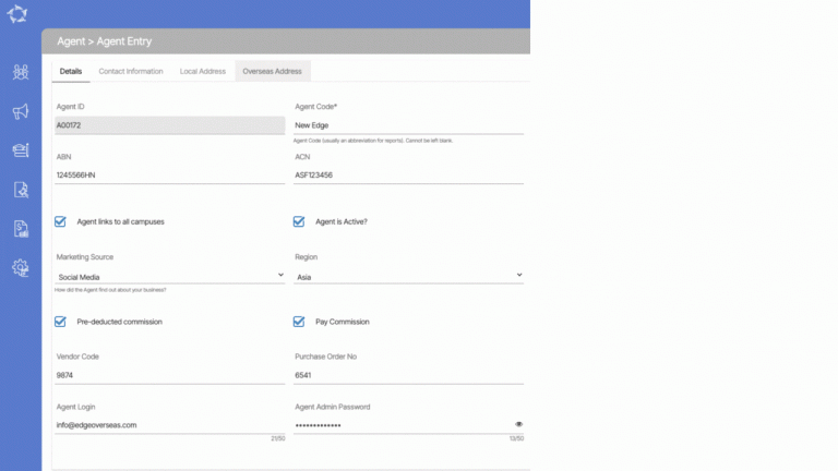 Agent – new fields for Agent Portal – OLD SITE – TEAMS Help Site