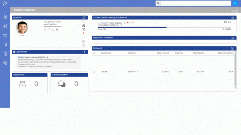 Visa/CoE Information – Student Dashboard – OLD SITE – TEAMS Help Site